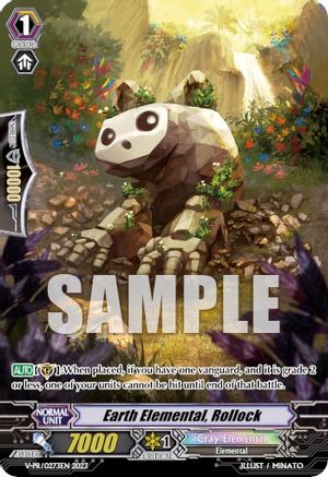 Earth Elemental, Rollock - V Promo Cards - Cardfight Vanguard