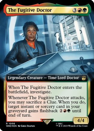 The Fugitive Doctor (Extended Art) (Surge Foil) - Universes Beyond ...
