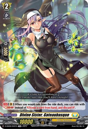 Divine Sister, Gateaubasque - D-SS06: Stand Up Deckset "Gramgrace" - Cardfight Vanguard
