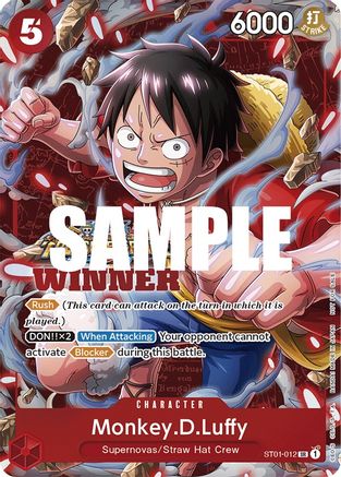 Monkey.D.Luffy (Winner Pack Vol. 5) - One Piece Promotion Cards - One ...