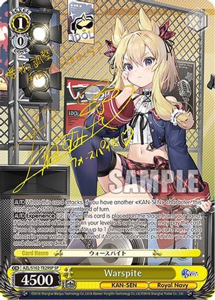 Warspite (SP) (Gold Signature) - Azur Lane - Weiss Schwarz