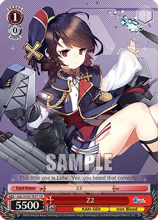 Z2 - Azur Lane - Weiss Schwarz