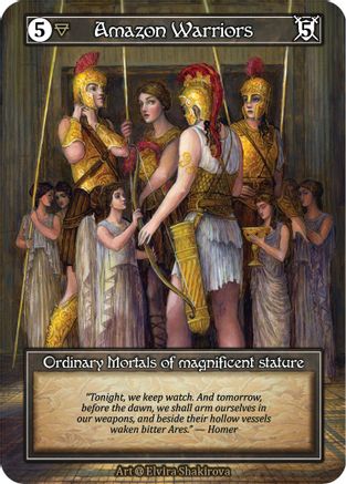Amazon Warriors (Foil) - Alpha - Sorcery: Contested Realm