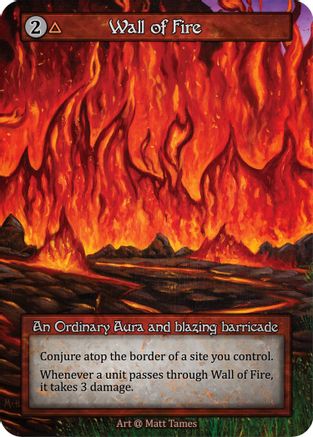 Wall of Fire - Alpha - Sorcery: Contested Realm
