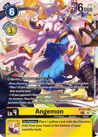 Angemon - Blast Ace - Digimon Card Game