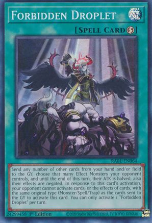 Forbidden Droplet - 25th Anniversary Rarity Collection - YuGiOh