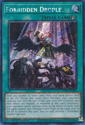Forbidden Droplet (Platinum Secret Rare) - 25th Anniversary Rarity ...