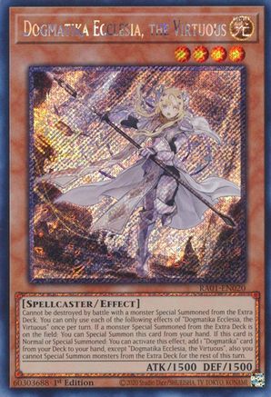 Dogmatika Ecclesia, the Virtuous (Platinum Secret Rare) - 25th ...