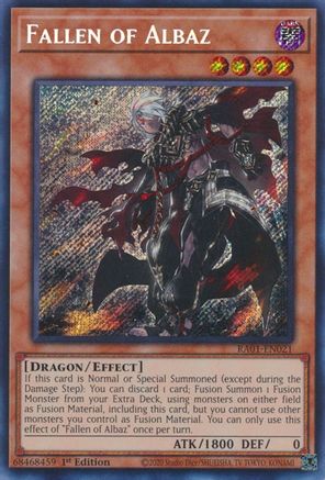 Fallen of Albaz (Secret Rare) - 25th Anniversary Rarity Collection - YuGiOh
