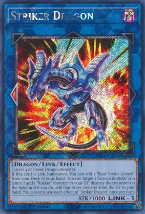 Striker Dragon (Platinum Secret Rare) - 25th Anniversary Rarity Collection - YuGiOh