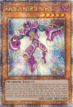 Vision HERO Faris (Quarter Century Secret Rare) - 25th Anniversary ...