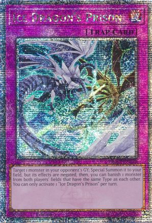 Ice Dragon's Prison (Quarter Century Secret Rare) - 25th Anniversary Rarity Collection - YuGiOh