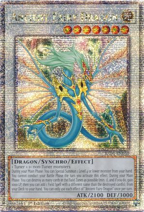 Ancient Fairy Dragon (Quarter Century Secret Rare) - 25th Anniversary Rarity Collection - YuGiOh