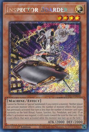 Inspector Boarder (Platinum Secret Rare) - 25th Anniversary Rarity ...