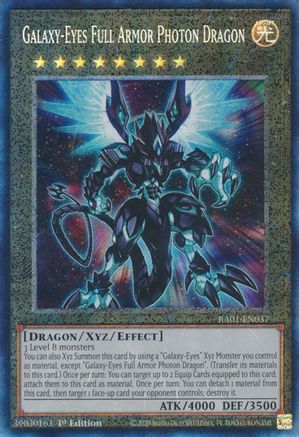Galaxy-Eyes Full Armor Photon Dragon (PCR) - 25th Anniversary Rarity Collection - YuGiOh