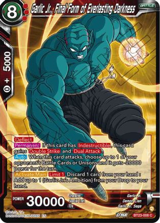 Garlic Jr., Final Form of Everlasting Darkness - Perfect Combination ...