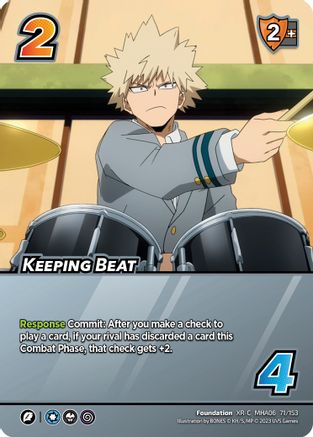Keeping Beat (XR) - UniVersus: My Hero Academia: Jet Burn - UniVersus