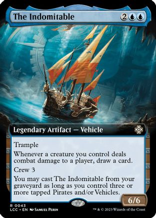 The Indomitable (Extended Art) - Commander: The Lost Caverns of Ixalan ...
