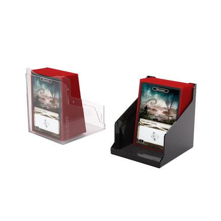 GameGenic Bastion 100+ XL Deck Box (Black/Clear) - GameGenic Deck Boxes ...