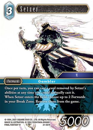 Setzer - Beyond Destiny - Final Fantasy TCG