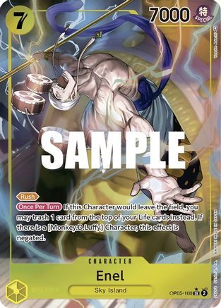 Enel (100) (Alternate Art) - Awakening of the New Era - One Piece Card Game