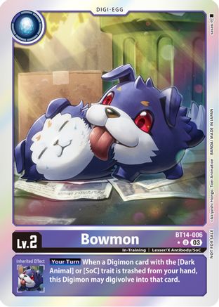 Bowmon (Blast Ace Box Promotion Pack) - Blast Ace - Digimon Card Game