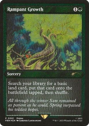 Rampant Growth (Foil Etched) - WPN & Gateway Promos - Magic: The ...
