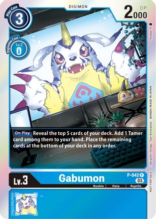 Gabumon (Winner Pack -Blast Ace-) - Digimon Promotion Cards - Digimon ...