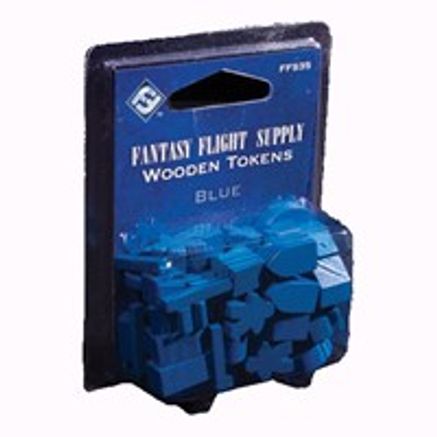 Wooden Gaming Tokens: Blue - Fantasy Flight Games - Boardgames