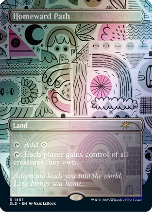 Homeward Path (Rainbow Foil) - Secret Lair Drop Series - Magic: The ...