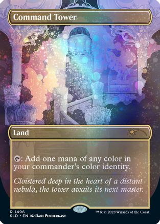 Command Tower (1496) (Galaxy Foil) - Secret Lair Drop Series - Magic ...