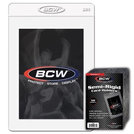 Semi-Rigid Card Holder #1 (50ct.) - BCW Toploaders - Collectible Storage