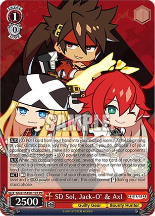 SD Sol, Jack-O' & Axl - Guilty Gear -Strive- - Weiss Schwarz