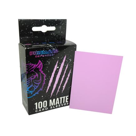 Prismatic Defender Card Sleeves - Matte Sleeves - Light Pink / Aurora ...