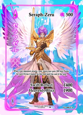 Seraph-Zeru (Full Art) - Eternal Echoes [1st Edition] - Akora TCG