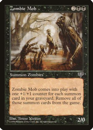 Zombie Mob - Mirage - Magic: The Gathering