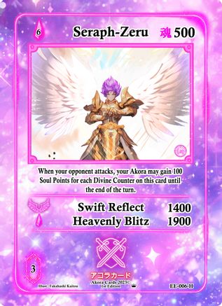 Seraph-Zeru (Holo) - Eternal Echoes [1st Edition] - Akora TCG