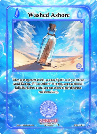 Washed Ashore (Holo) - Eternal Echoes [1st Edition] - Akora TCG