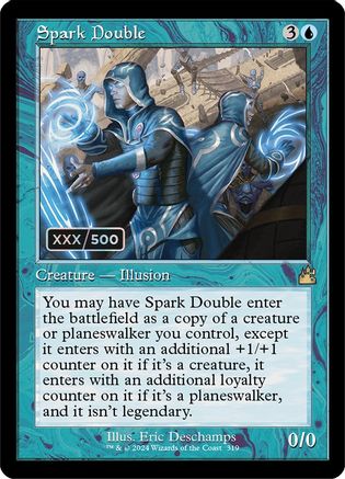 Spark Double (Retro Frame) (Serial Numbered) - Ravnica Remastered ...