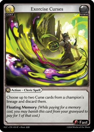 Exorcise Curses - Alchemical Revolution - Grand Archive TCG