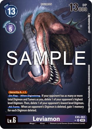 Leviamon (Alternate Art) - Animal Colosseum - Digimon Card Game