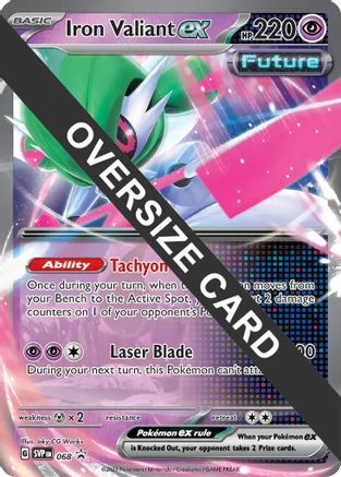 Iron Valiant ex - 068 - Jumbo Cards - Pokemon