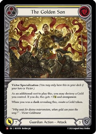 The Golden Son - Heavy Hitters - Flesh and Blood TCG