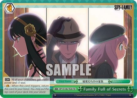 TCGplayer - Weiss Schwarz SPY x FAMILY Price Guide