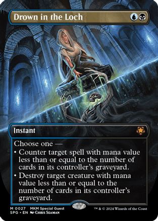 Drown in the Loch (Borderless) - Special Guests - Magic: The Gathering