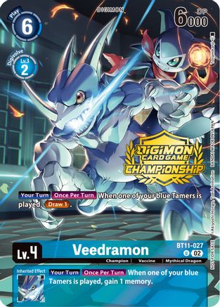 Veedramon (Championship 2023 Tamers Pack) - Dimensional Phase - Digimon ...