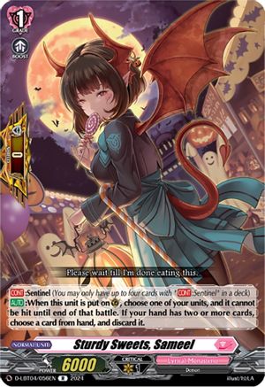Sturdy Sweets, Sameel - D-LBT04: Lyrical Monasterio ~Trick or Trick!~ - Cardfight Vanguard