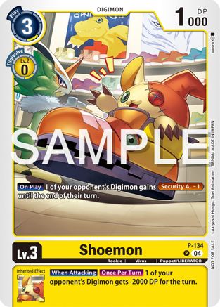 Shoemon (Digimon Liberator Promotion Pack) - Digimon Promotion Cards ...