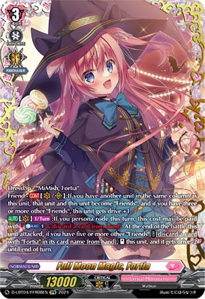 Full Moon Magic, Fortia (FFR) - D-LBT04: Lyrical Monasterio ~Trick or Trick!~ - Cardfight Vanguard