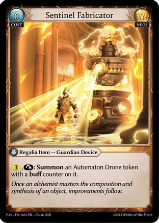 Sentinel Fabricator - Promotional Cards - Grand Archive TCG